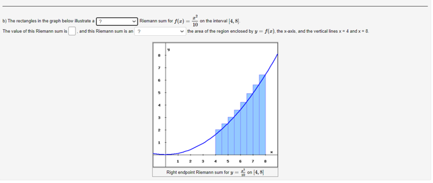 Solved (1 point) a) The rectangles in the graph below | Chegg.com