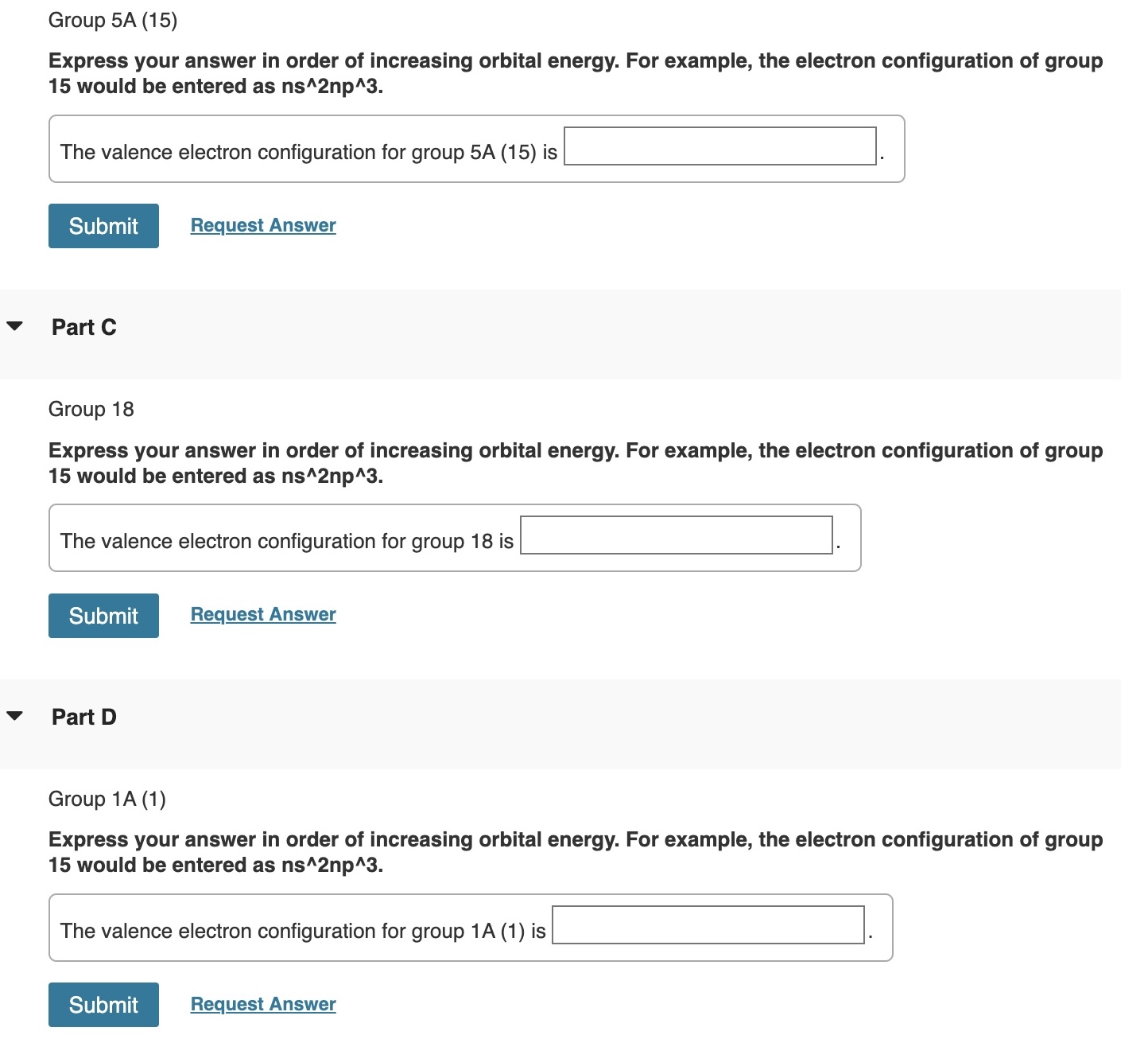 Solved Group 5A (15)Express your answer in order of | Chegg.com