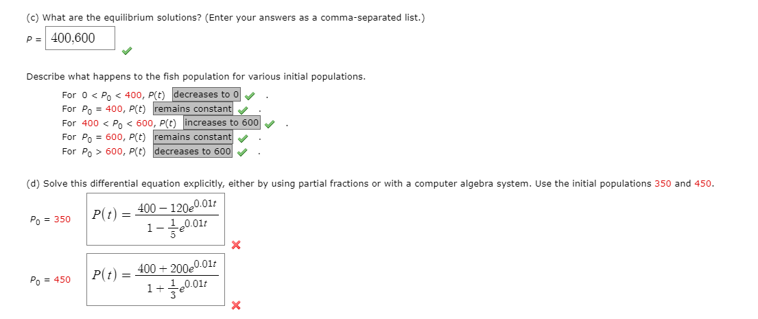 Solved Let's modify the logistic differential equation of | Chegg.com