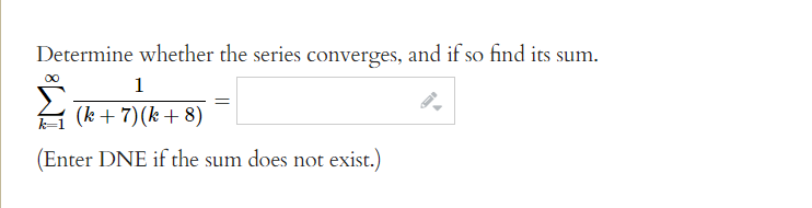 Solved Determine whether the series converges, and if so | Chegg.com