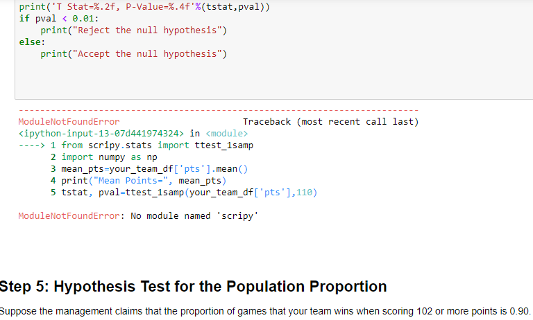 Solved Project Two Hypothesis Testing This Notebook 