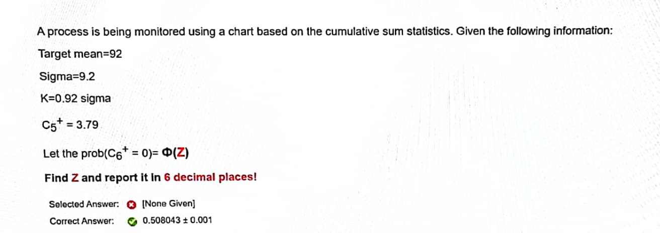 Solved A process is being monitored using a chart based on | Chegg.com