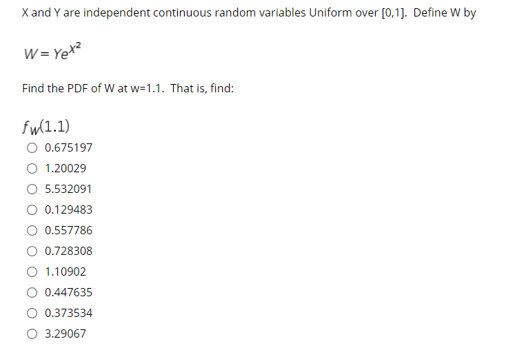 Solved X and Y are independent continuous random variables | Chegg.com