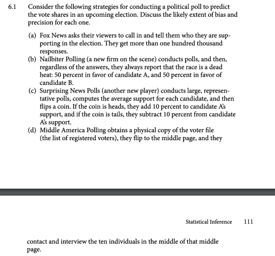 Solved 1 Consider the following strategies for conducting a | Chegg.com