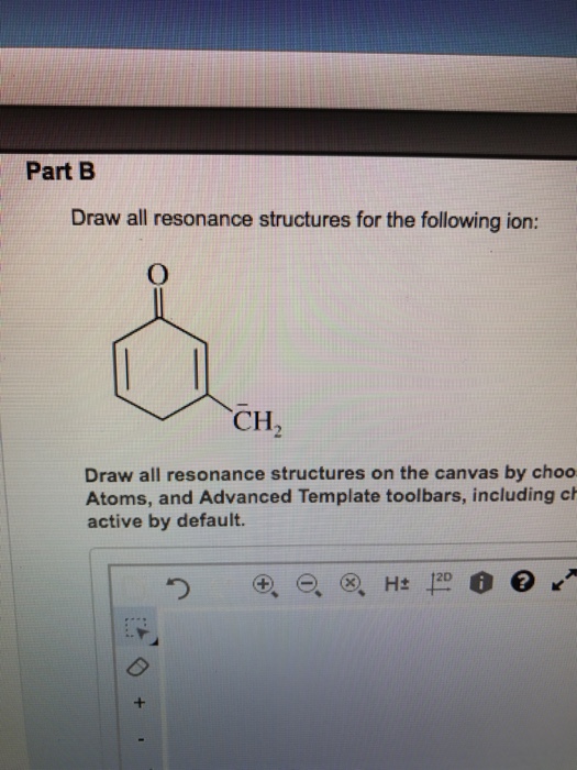 Solved Draw all resonance structures for the following ion: | Chegg.com
