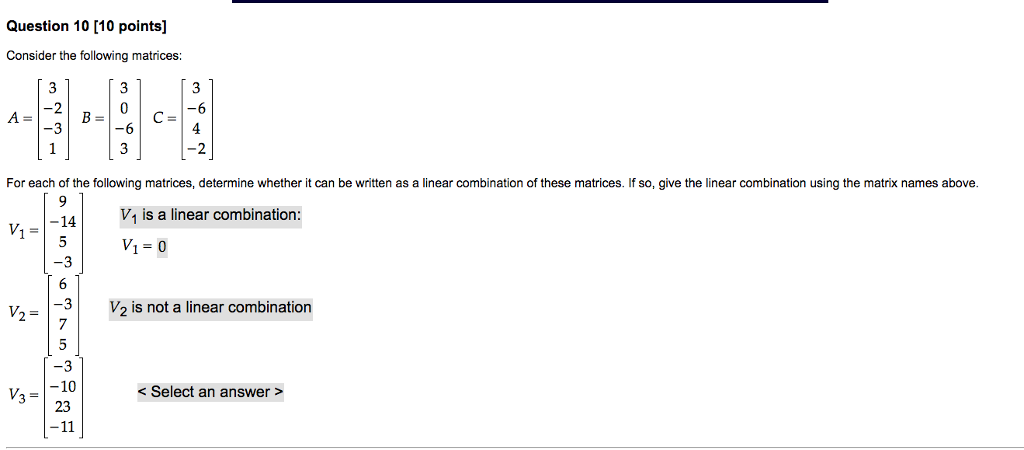 Solved Question 10 [10 points] Consider the following | Chegg.com