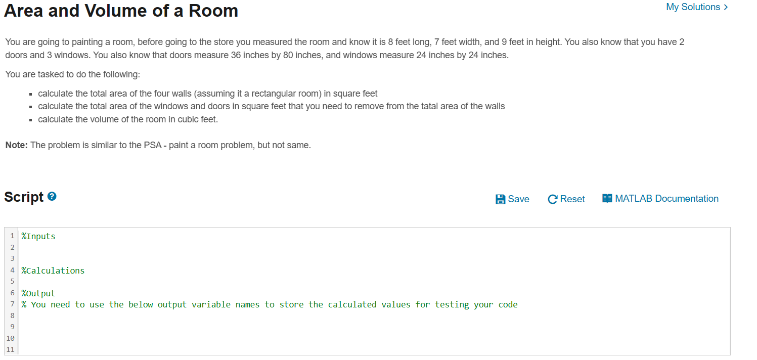 Solved Area and Volume of a RoomYou are going to painting a | Chegg.com
