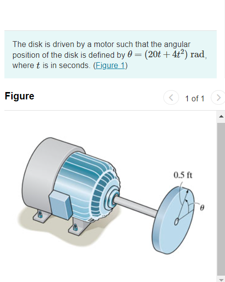[Solved]: Determine the number of revolutions of the disk w