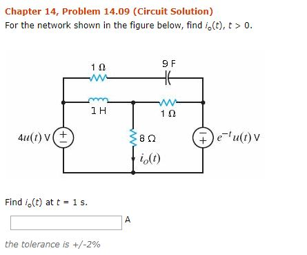 Solved Chapter 14, Problem 14.09 (Circuit Solution) For the | Chegg.com