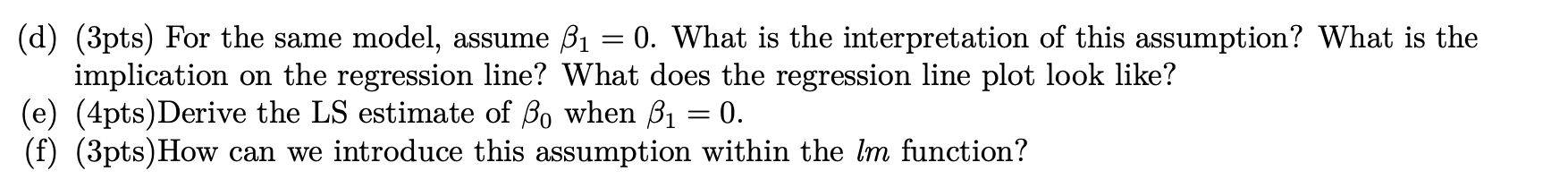 Consider The Simple Linear Regression Model 6034