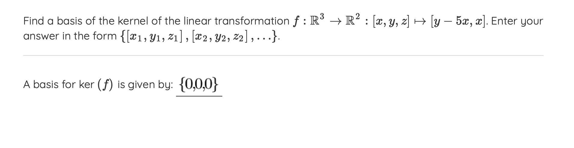 Solved Find a basis of the kernel of the linear | Chegg.com