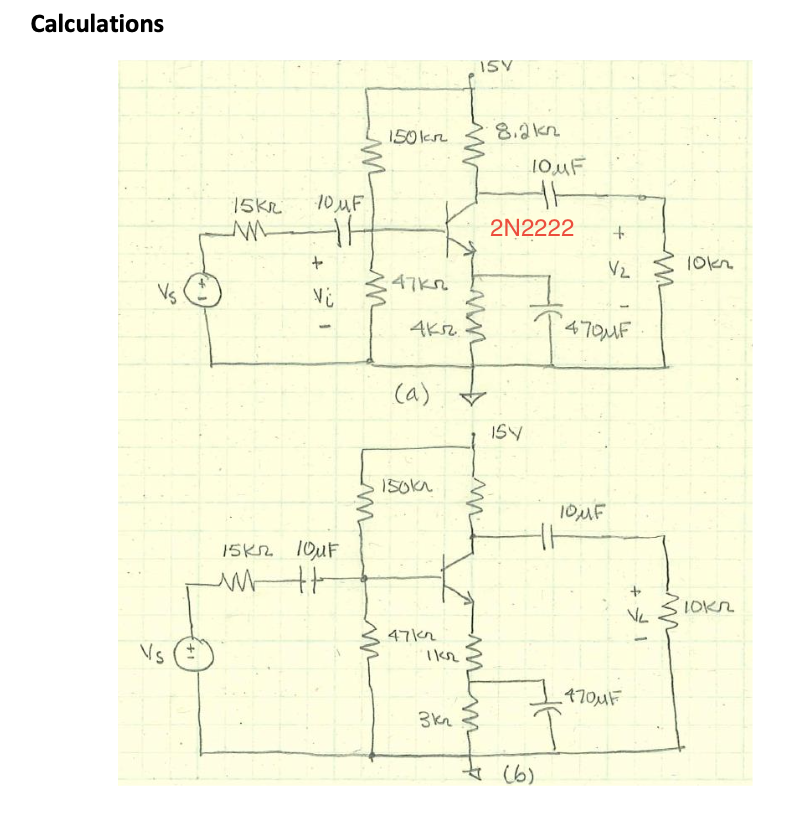 Solved 1-Calculate the DC operating point Q-point for | Chegg.com