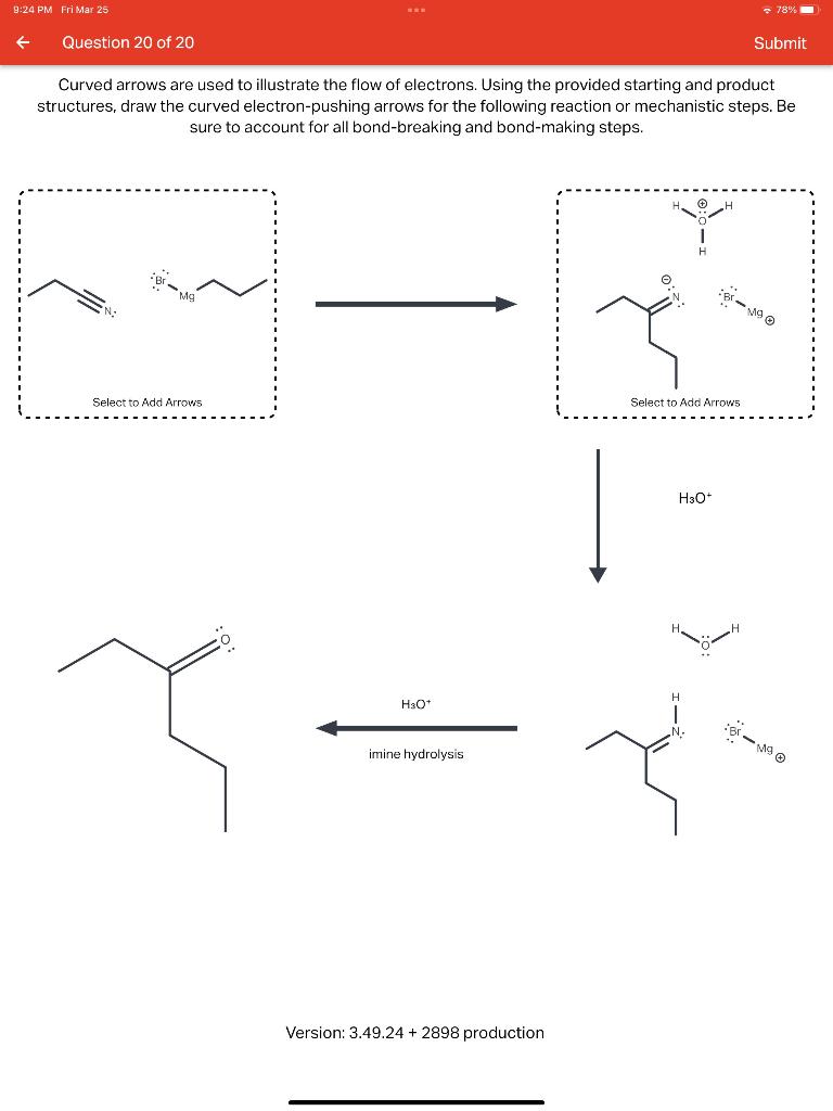 Solved Curved arrows are used to illustrate the flow of | Chegg.com
