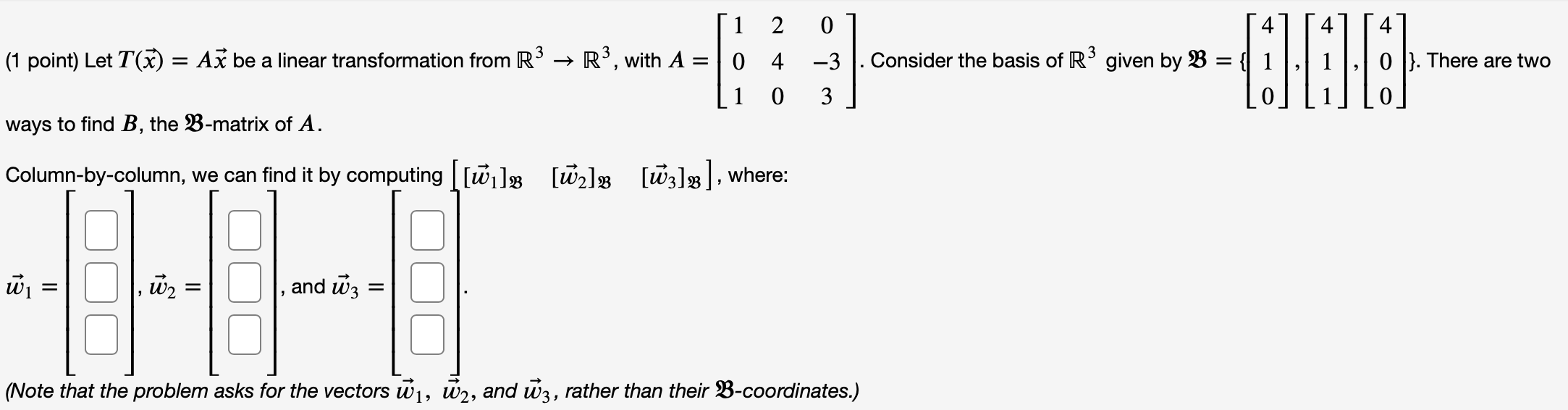 Solved Let 𝑇 𝑥⃗ 𝐴𝑥⃗ T X → A X → Be A Linear