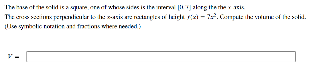 Solved Use similar triangles and cross-sectional area | Chegg.com