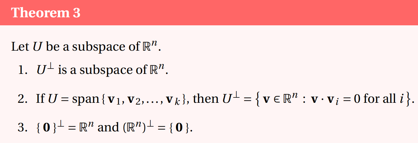 Solved Find a matrix A so that U⊥=null(A), and use this to | Chegg.com