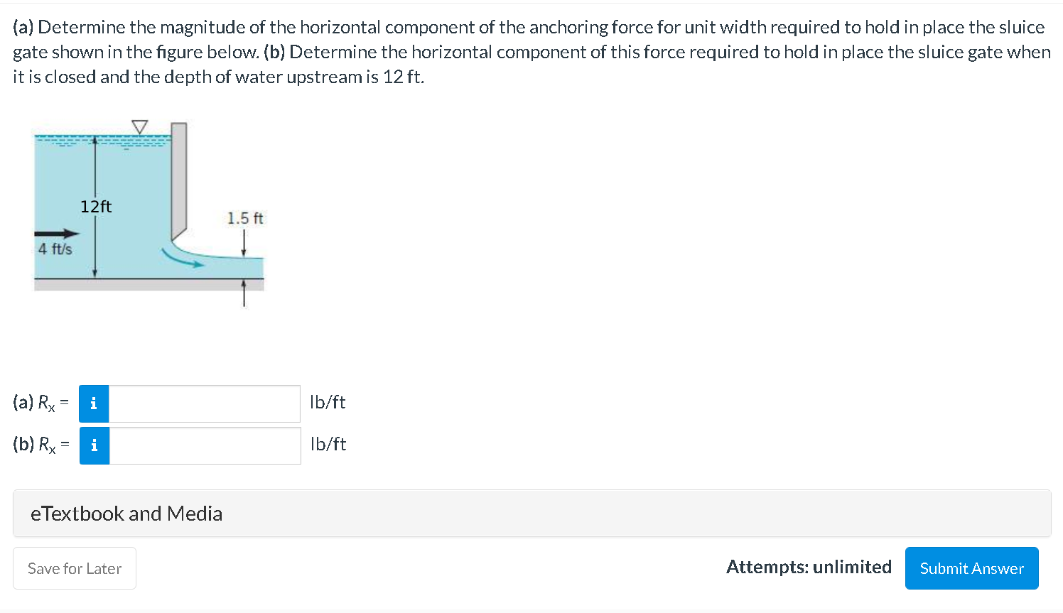 Solved (a) Determine the magnitude of the horizontal | Chegg.com