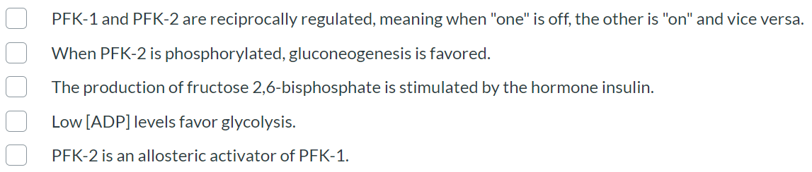 Solved ООООО PFK-1 and PFK-2 are reciprocally regulated, | Chegg.com