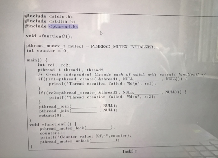 Solved #include #include #include void functionC () ; | Chegg.com