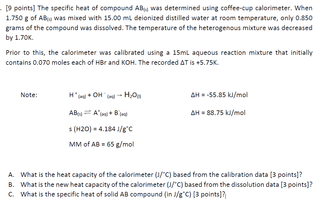 Solved please answer, especially letter C. thank you. these | Chegg.com