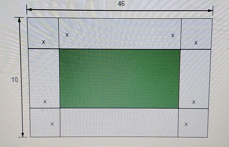 Solved Lisa has a rectangular garden which is 46 feet long | Chegg.com