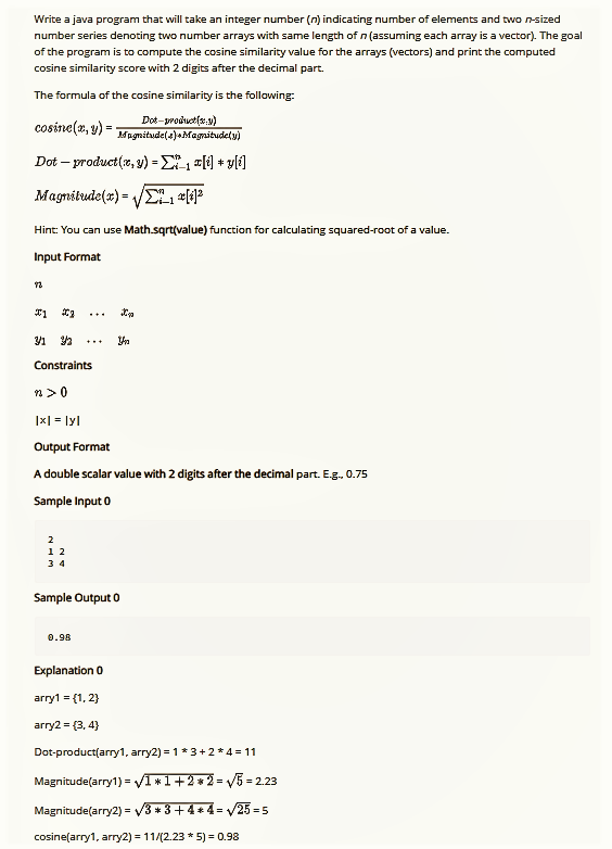 Solved Write a java program that will take an integer number | Chegg.com