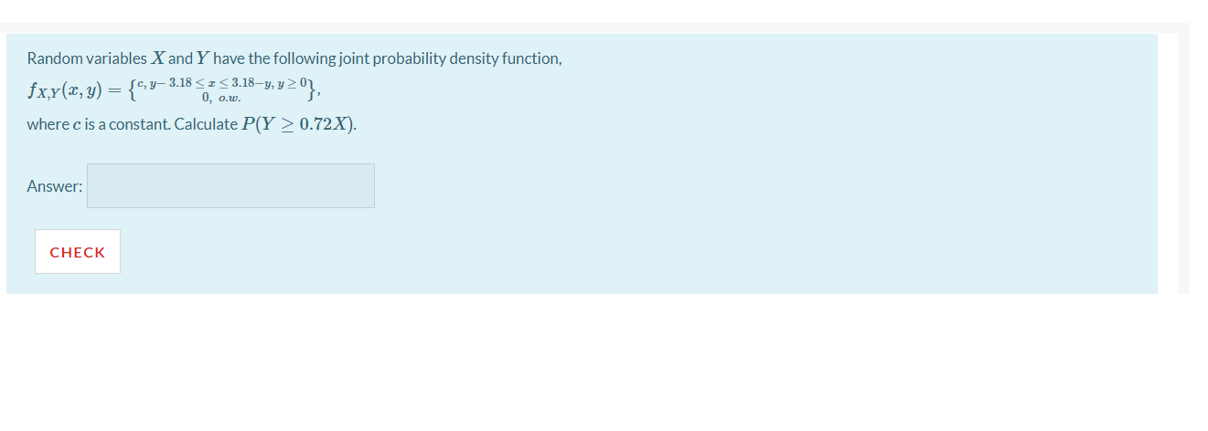 Solved Random variables X and Y have the following joint | Chegg.com