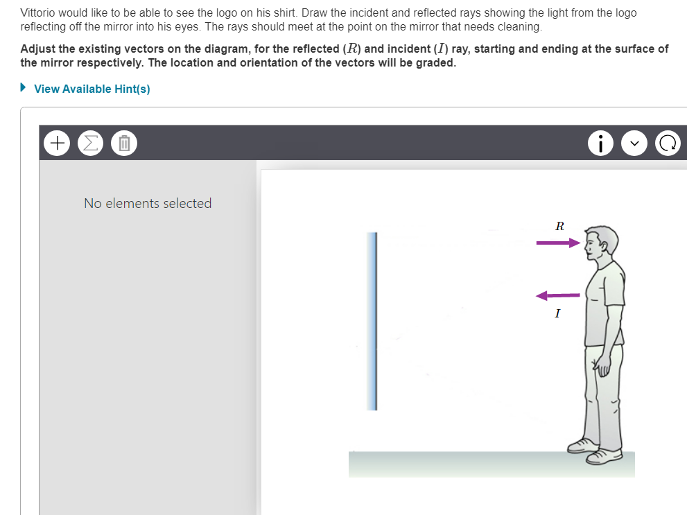 Solved Vittorio would like to be able to see the logo on his | Chegg.com