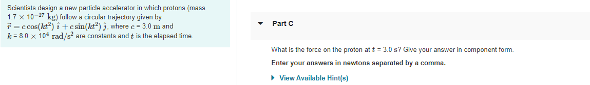 Solved Scientists design a new particle accelerator in which | Chegg.com