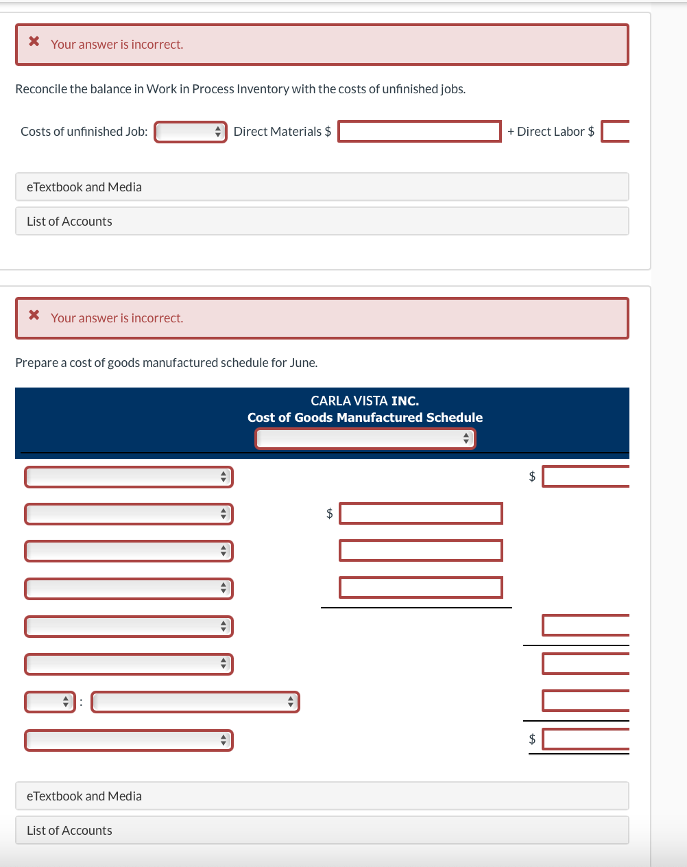 Carla Vista Inc. is a construction company | Chegg.com