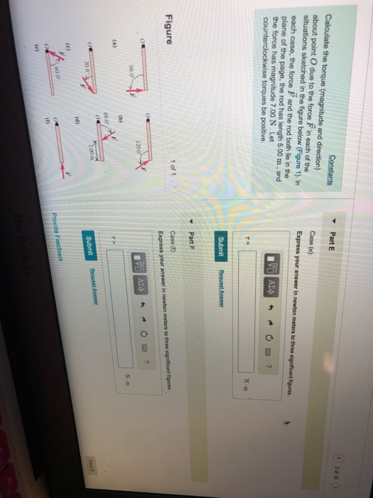 Solved Part A Calculate the torque (magnitude and direction) | Chegg.com