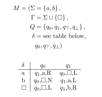 Solved Examin a 1-tape Turing machine that accepts the | Chegg.com