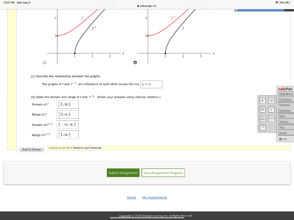 Solved 12-01 FR Mon Aug 3 * * * ] webassign, not Consider | Chegg.com