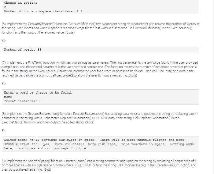 Solved 1.20 LAB*: Program: Authoring assistant (1) Prompt | Chegg.com