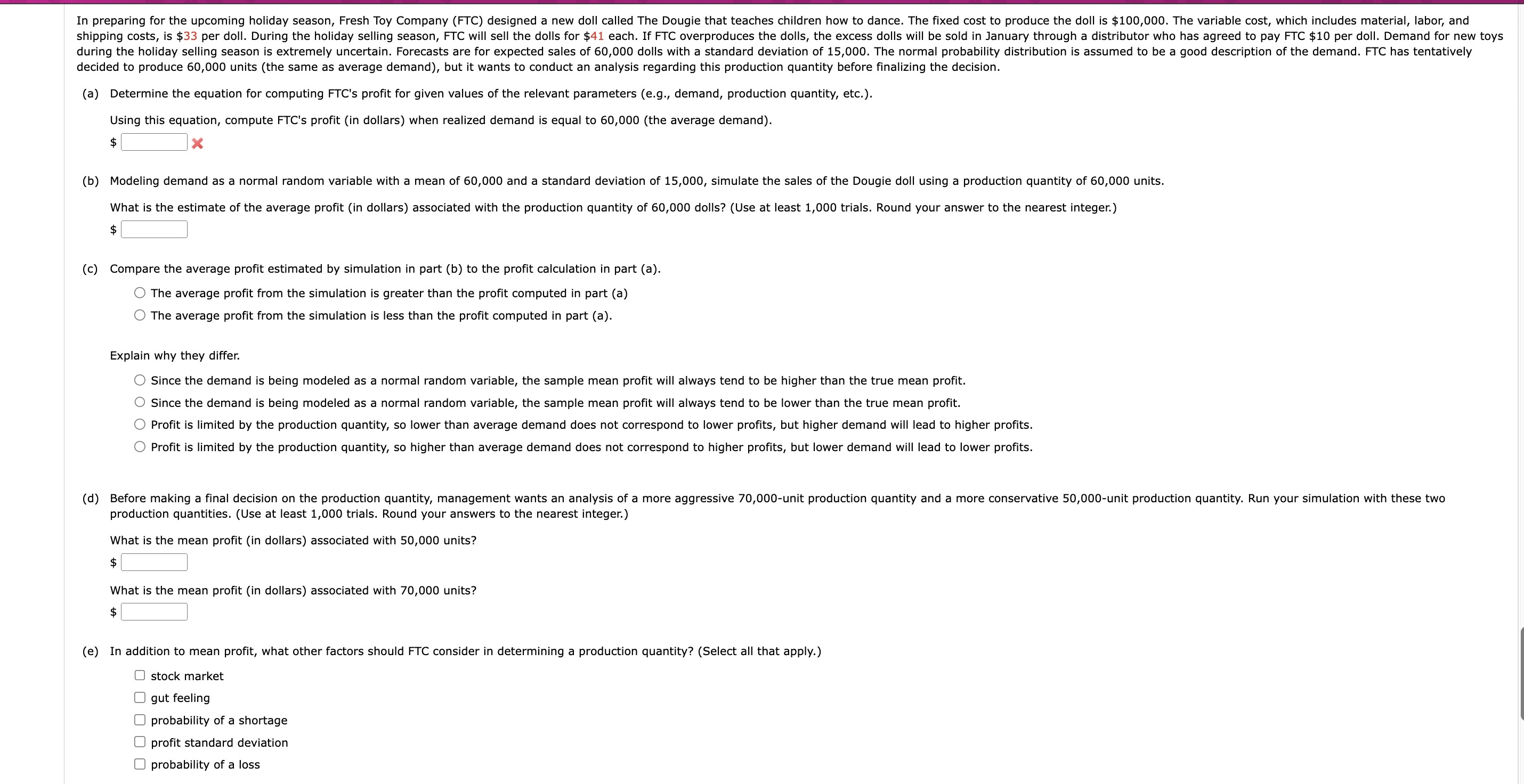 Solved Please solve a, ﻿b, ﻿c, ﻿d, ﻿& e and explain how. | Chegg.com