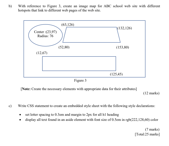 Solved b) With reference to Figure 3, create an image map | Chegg.com