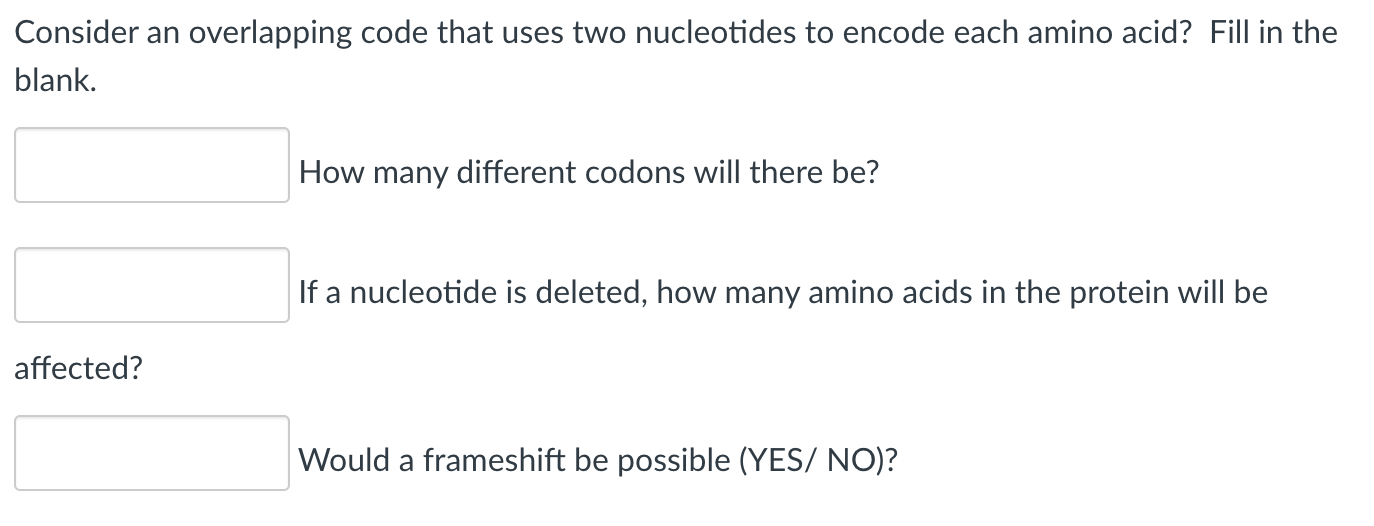 Solved Consider an overlapping code that uses two | Chegg.com