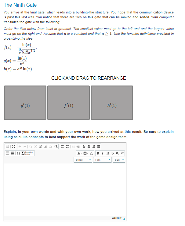 Solved The Ninth Gate You arrive at the final gate, which | Chegg.com