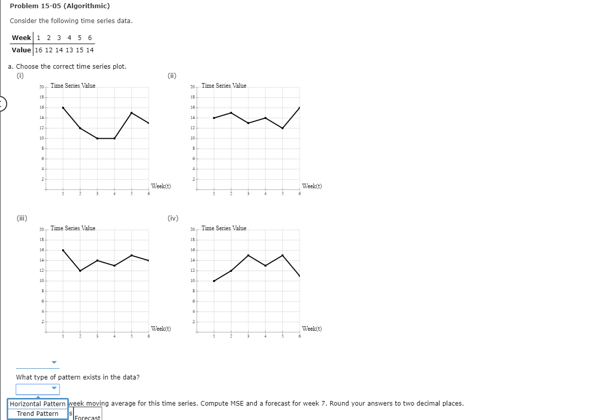 Solved Problem 15-05 (Algorithmic) Consider the following | Chegg.com
