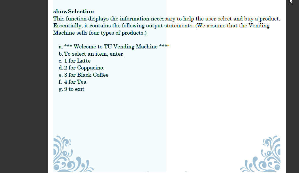 Solved Programming Assignment Vending Machine A Common 4792