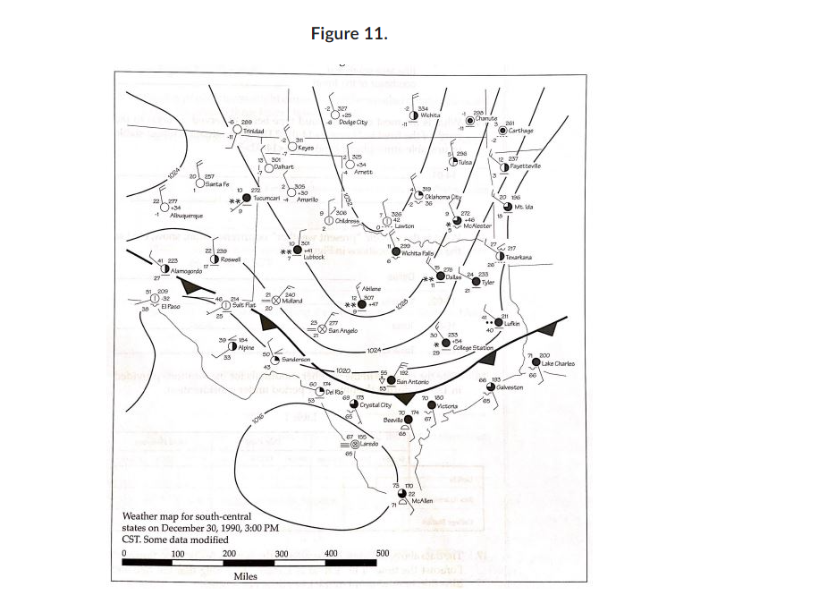 Solved Figures 10 and 11 represent synoptic conditions for | Chegg.com