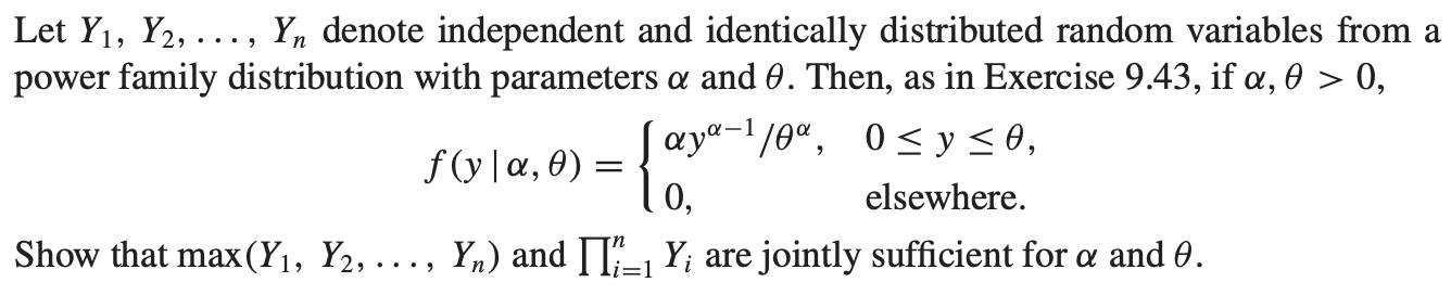 Solved Let Y1,Y2,…,Yn denote independent and identically | Chegg.com