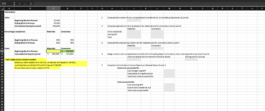 Solved The purpose of the ACCTG 231 excel problems is to | Chegg.com