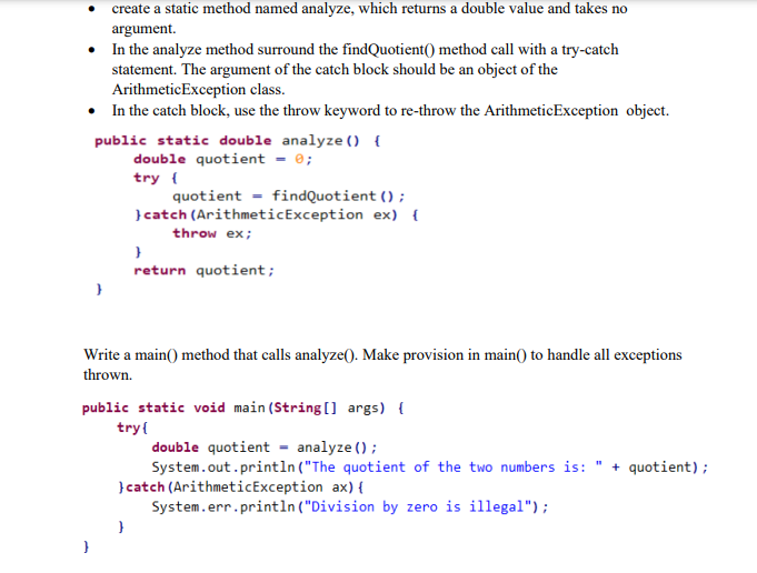 Consider the following code for the method called | Chegg.com