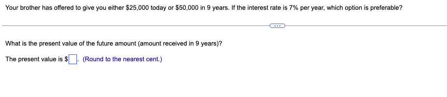 Solved (Round to the nearest cent.) | Chegg.com