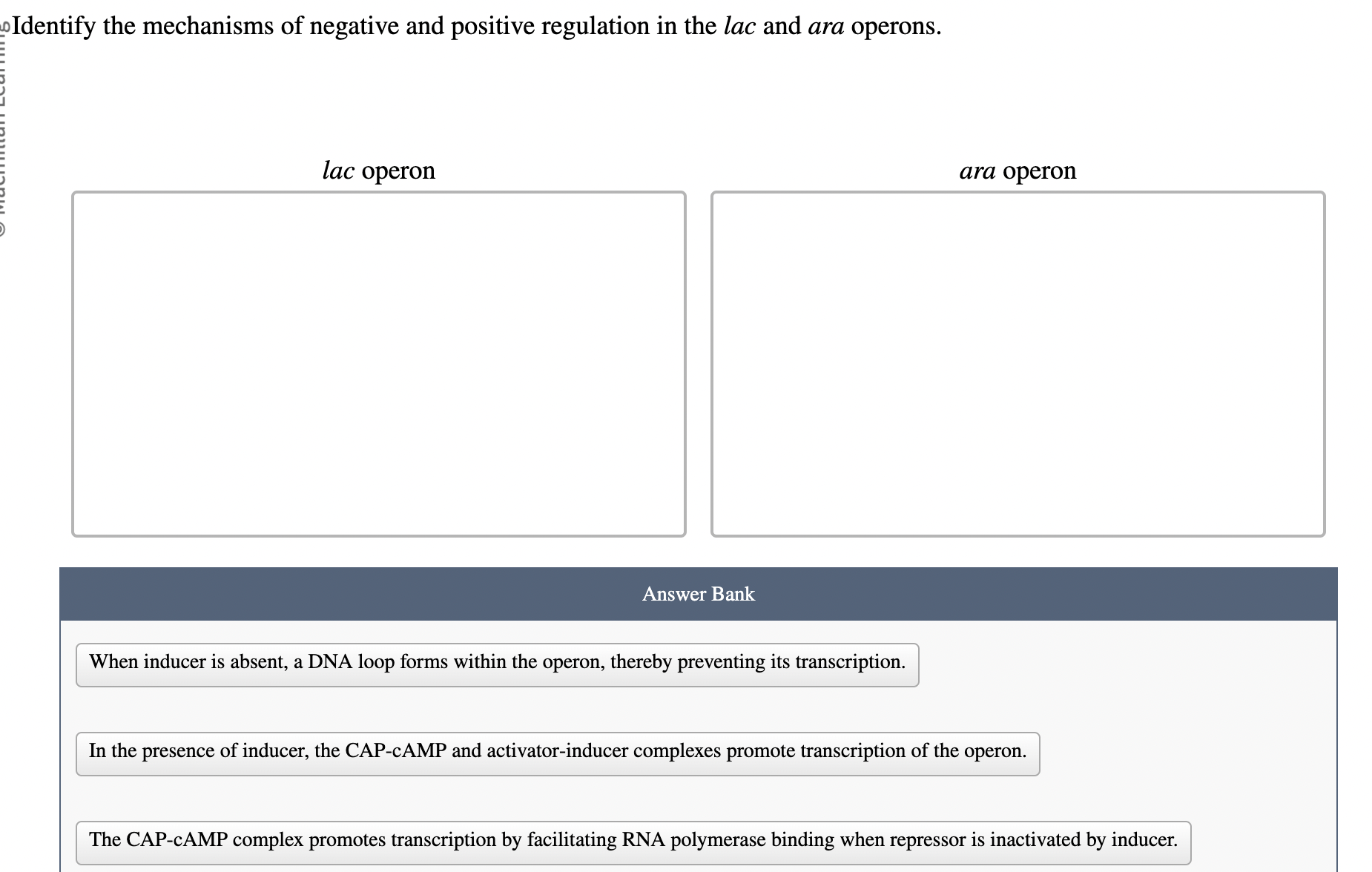 Solved oIdentify the mechanisms of negative and positive | Chegg.com
