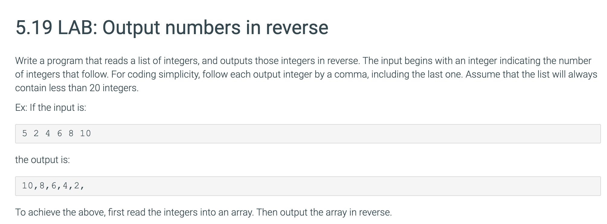 Solved Write a program that reads a list of integers, and | Chegg.com