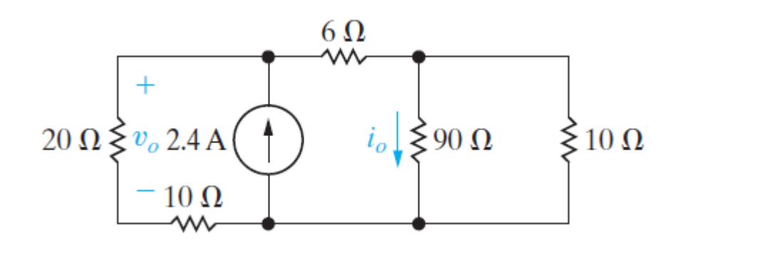Solved Using Current and voltage division method only , find | Chegg.com