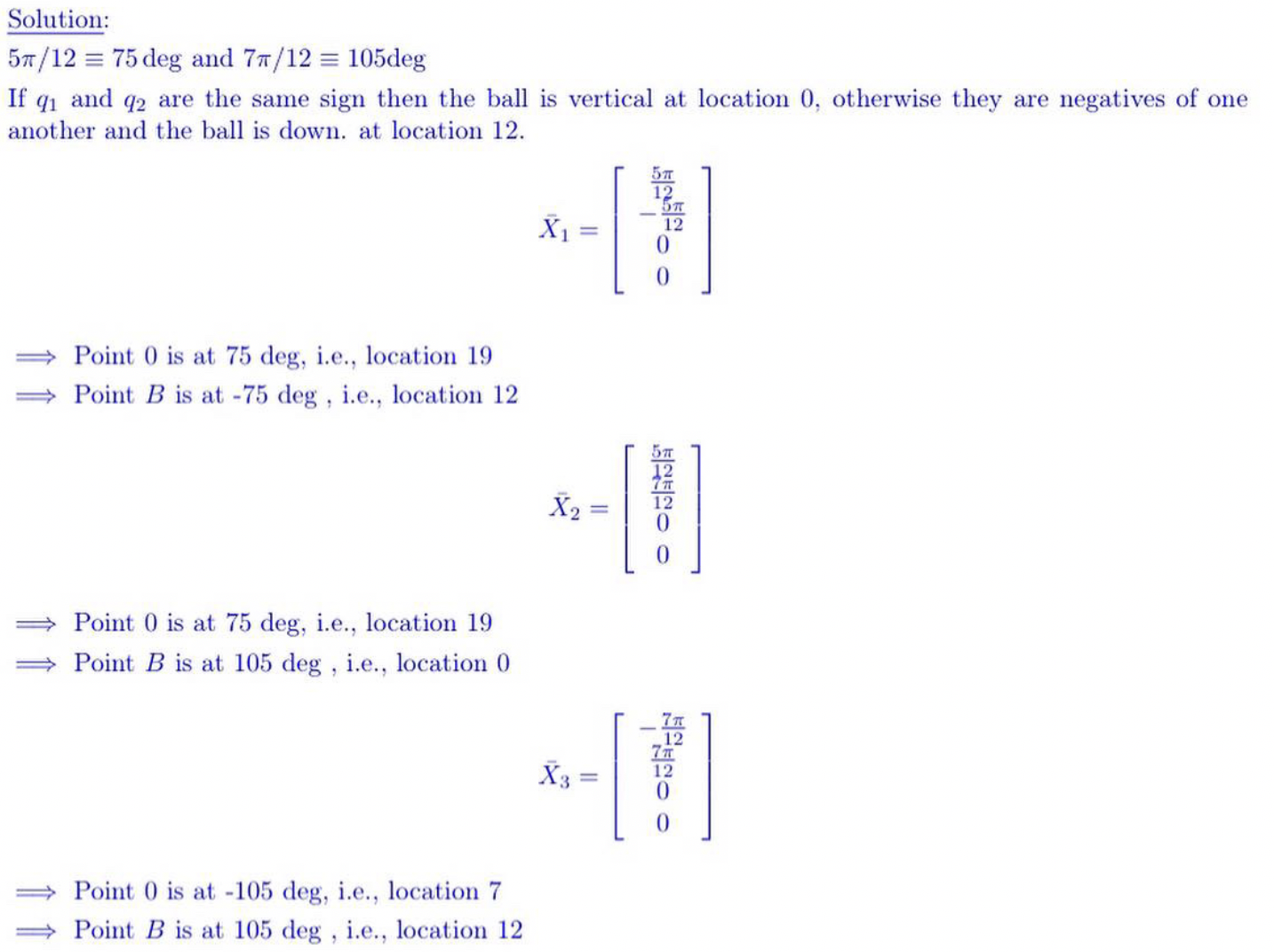 Q16-17. You are given conditions on qˉ1,qˉ2. Find the | Chegg.com