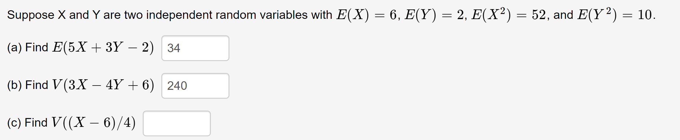Solved Suppose X and Y are two independent random variables | Chegg.com
